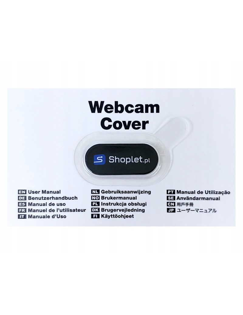 ZAŚLEPKA ZASŁONA KAMERKI LAPTOPA WEBCAM COVER - Shoplet.pl