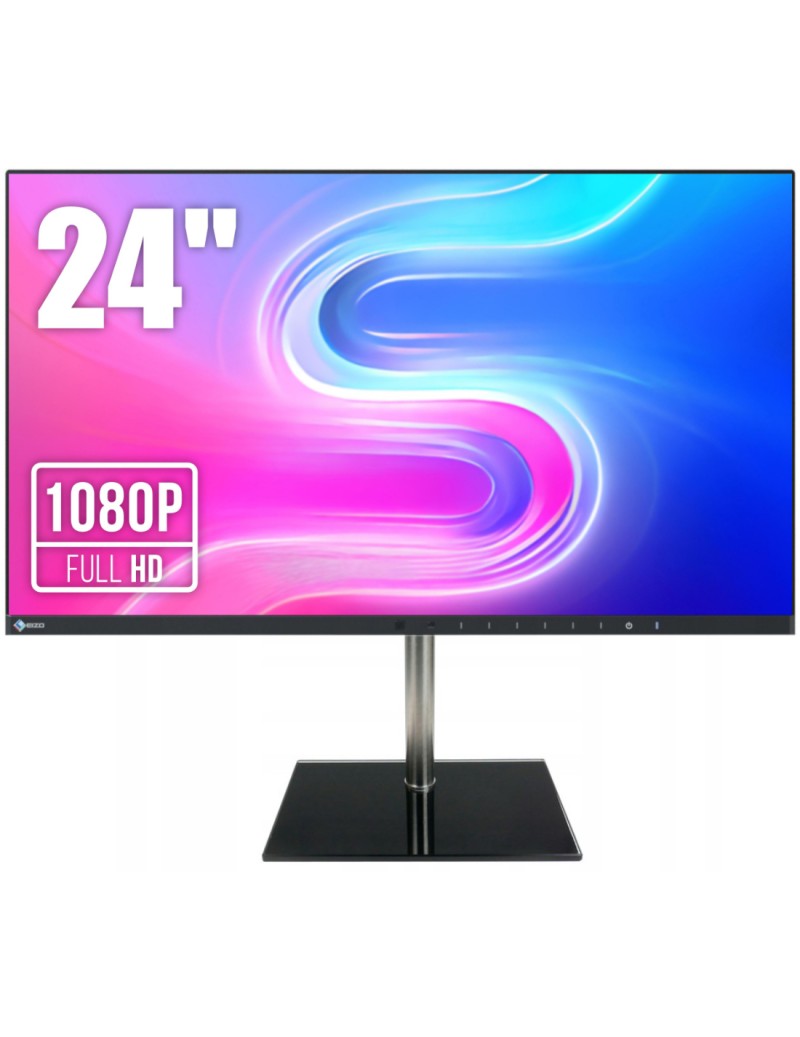 BEZRAMKOWY MONITOR 24” EIZO EV2450 LED IPS HDMI DP FULL HD 1920x1080 A ...