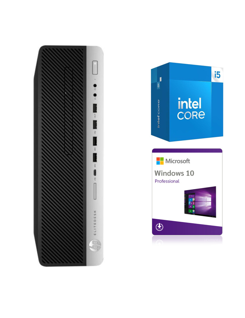 KOMPUTER HP ELITEDESK 800 G5 SFF i5-8500 8GB HDD 250GB WINDOWS 10 PRO ...