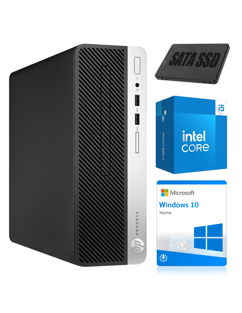 KOMPUTER STACJONARNY HP ProDesk 400 G5 SFF i5-8500 4GB SSD 128GB ...