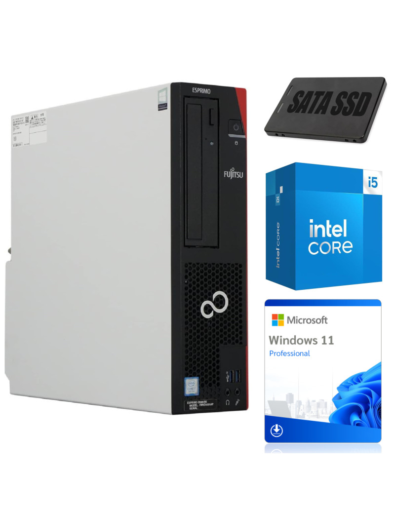Komputer stacjonarny Fujitsu Esprimo D588/B SFF Desktop i5-9500 16GB ...